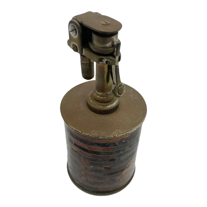 Black Enamaled Cylinder Table Lighter, Circa 1930 | Chairish