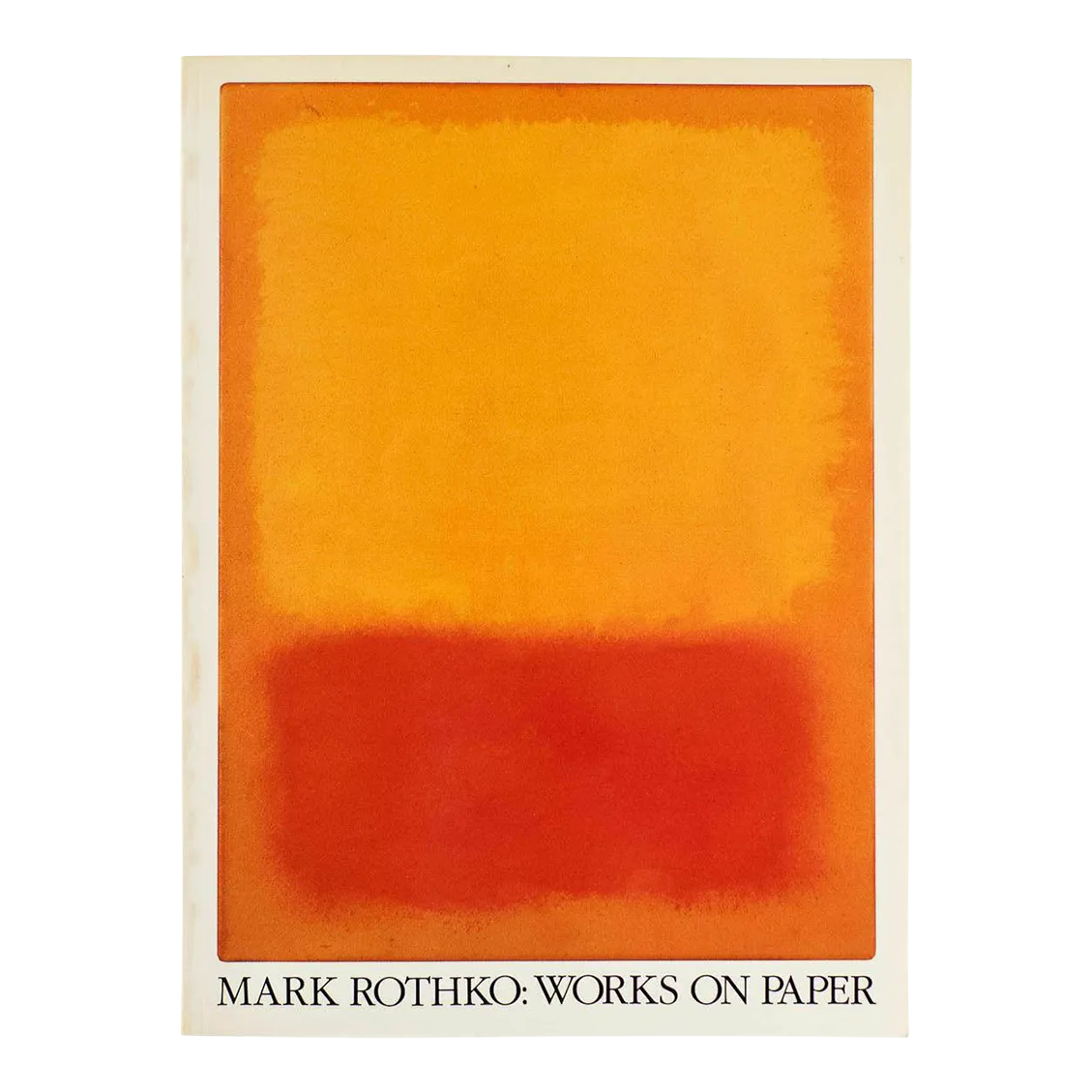 " Mark Rothko : Works on Paper " Vintage 1984 First Edition Abstract ...