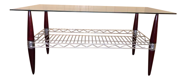 1990s Industrial Style Coffee Table | Chairish