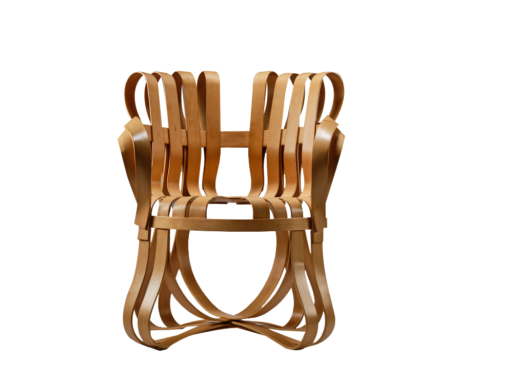 Cross Check Chair in White Maple Bentwood by Frank Gehry for Knoll ...