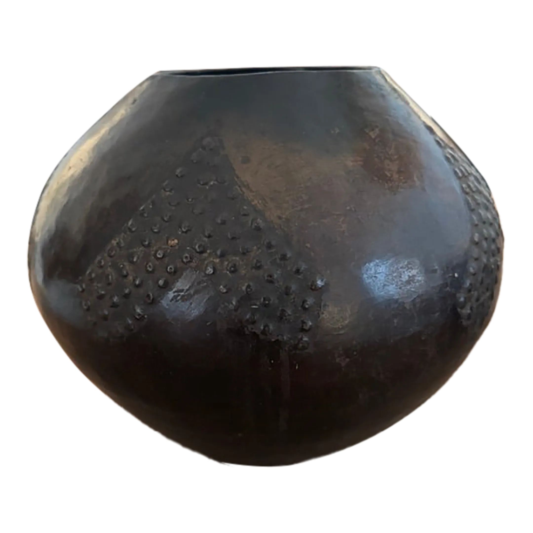 Antique 20th Century South African Zulu Black Ceremonial Terracotta Pot ...