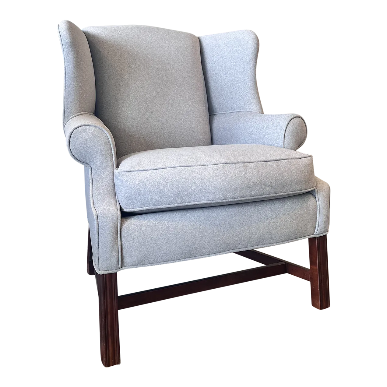 Highland House Wingback Chair | Chairish