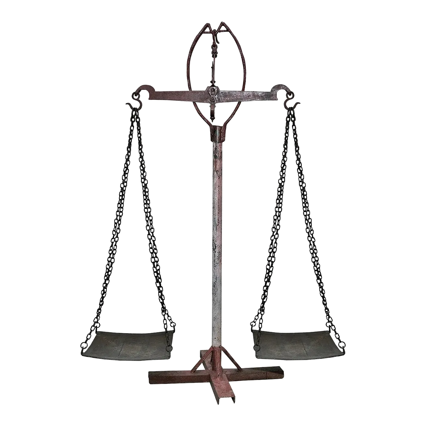 Early 1900s Antique Iron Weighing Scale | Chairish