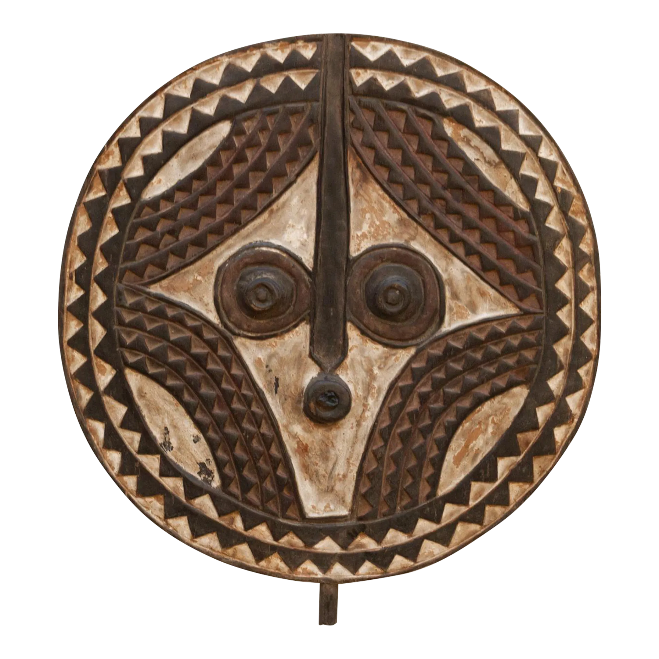 Vintage Finely Carved Tribal Mask | Chairish