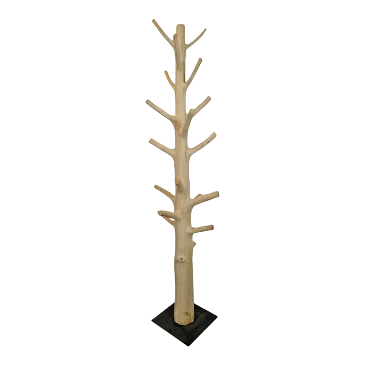 Natural Tree Hook Rack | Chairish