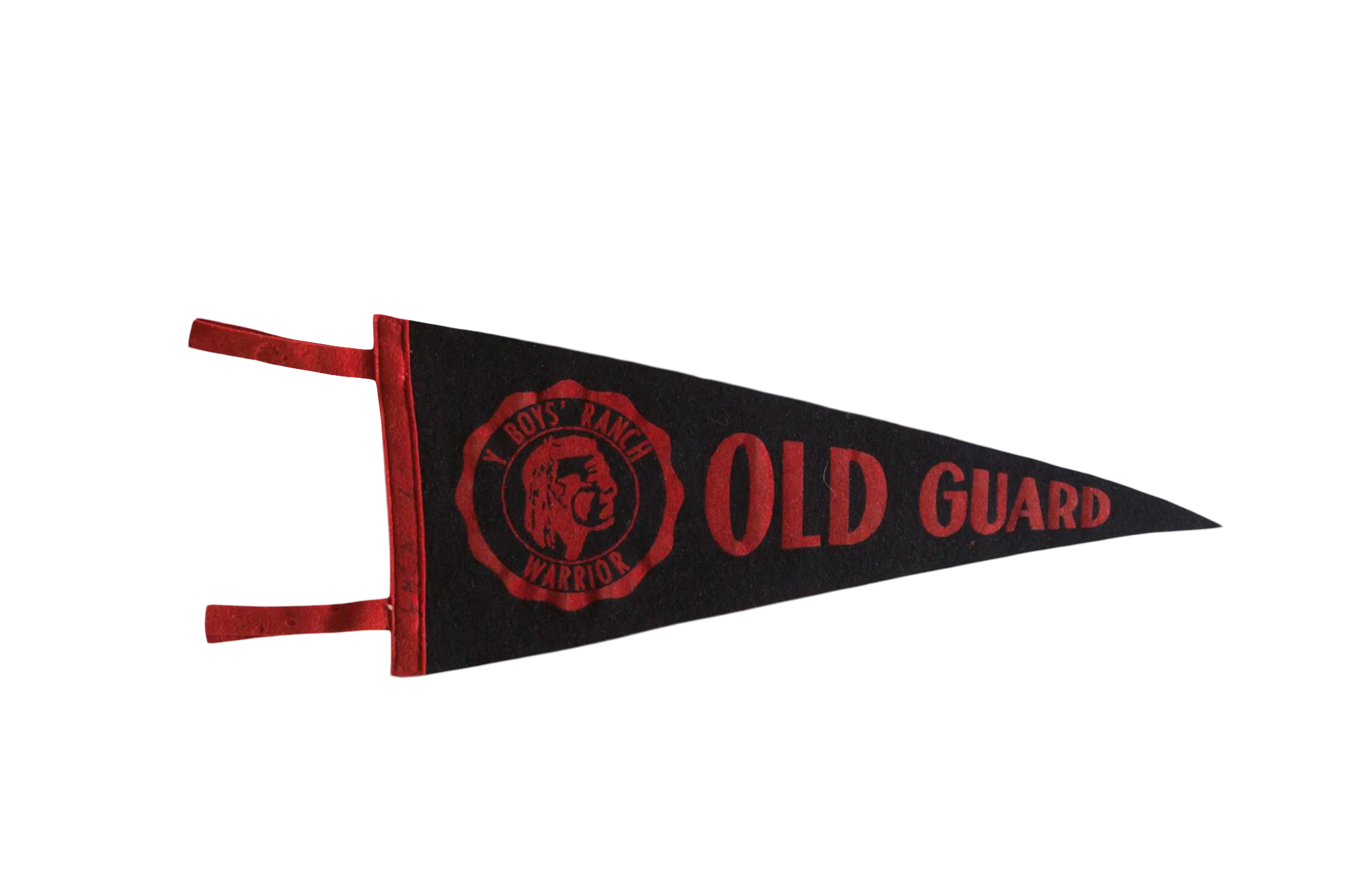 Vintage Old Guard Ymca Felt Flag Pennant | Chairish