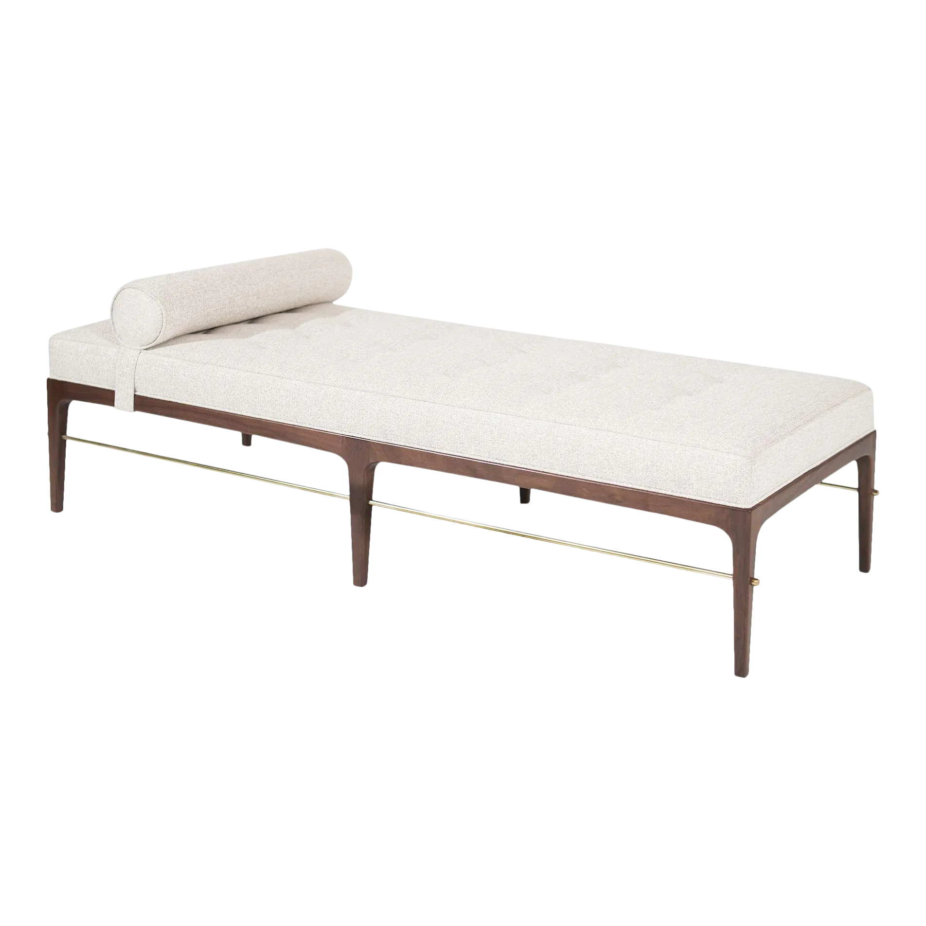 Linear Daybed in Special Walnut Series 72 by Stamford Modern | Chairish