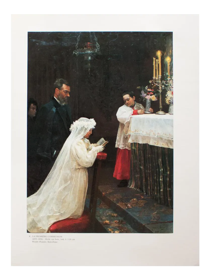 1985 After Pablo Picasso, "The First Communion" Original Parisian ...
