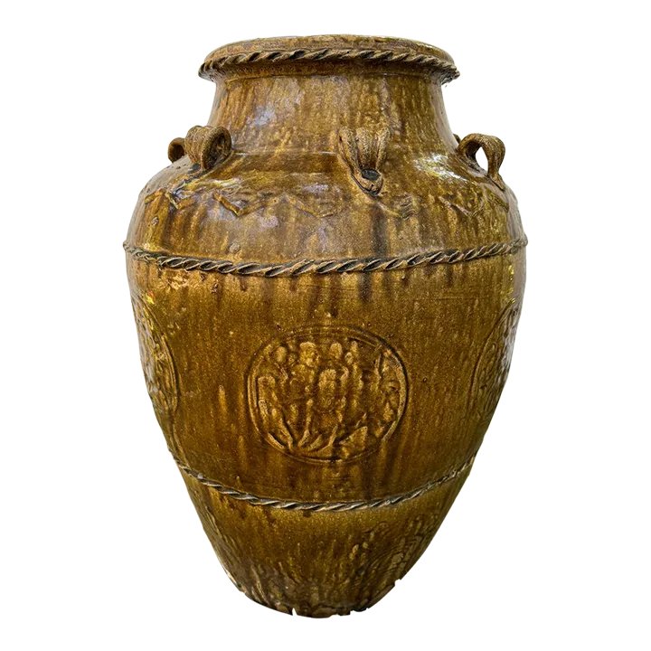17th Century Chinese Martaban Storage Jar | Chairish