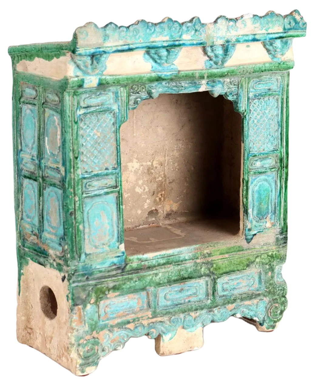 Chinese Green Temple Model | Chairish
