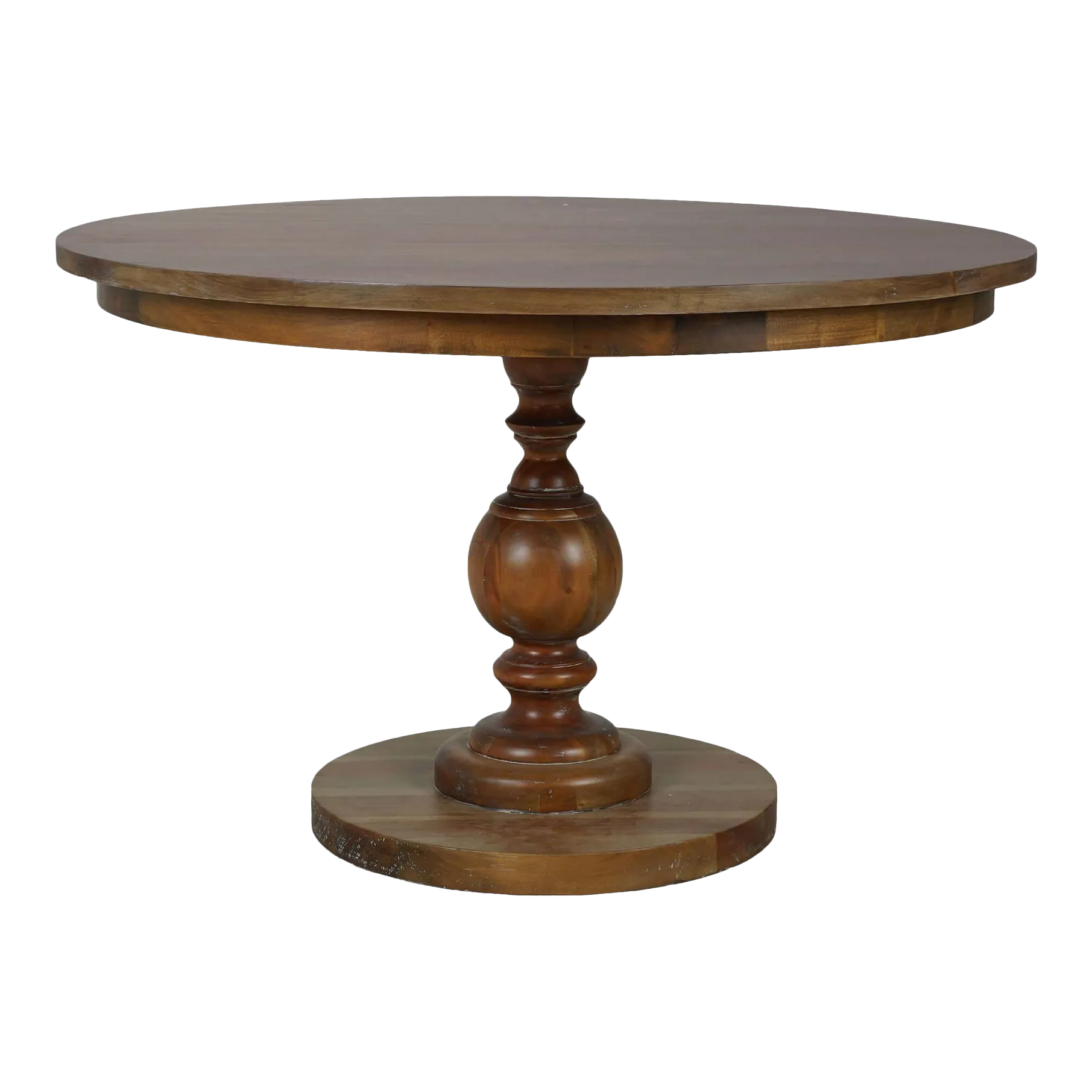 48 Round Pedestal Dining Table | Chairish