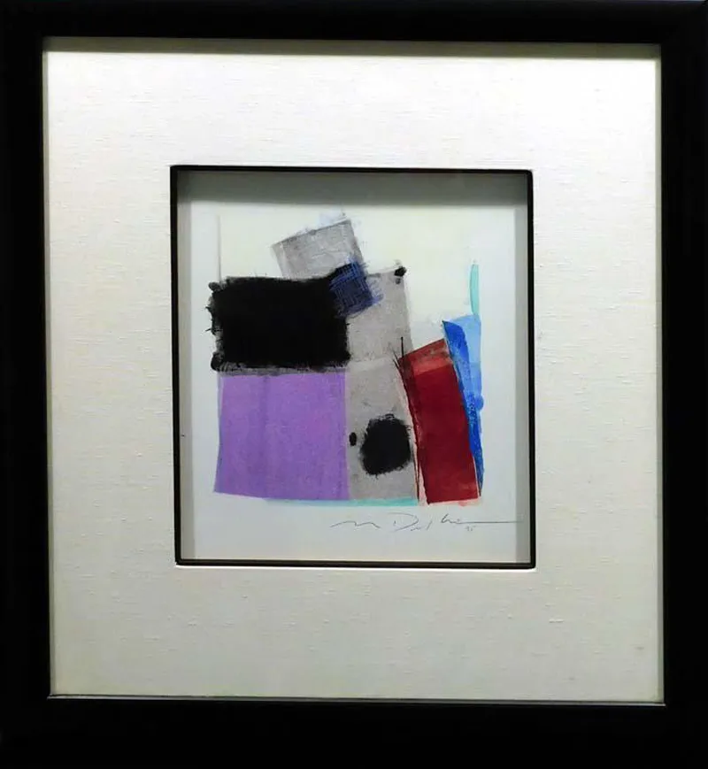 Mark Dickson Untitled Mono Type #1458 Original Art on Paper Hand Signed ...