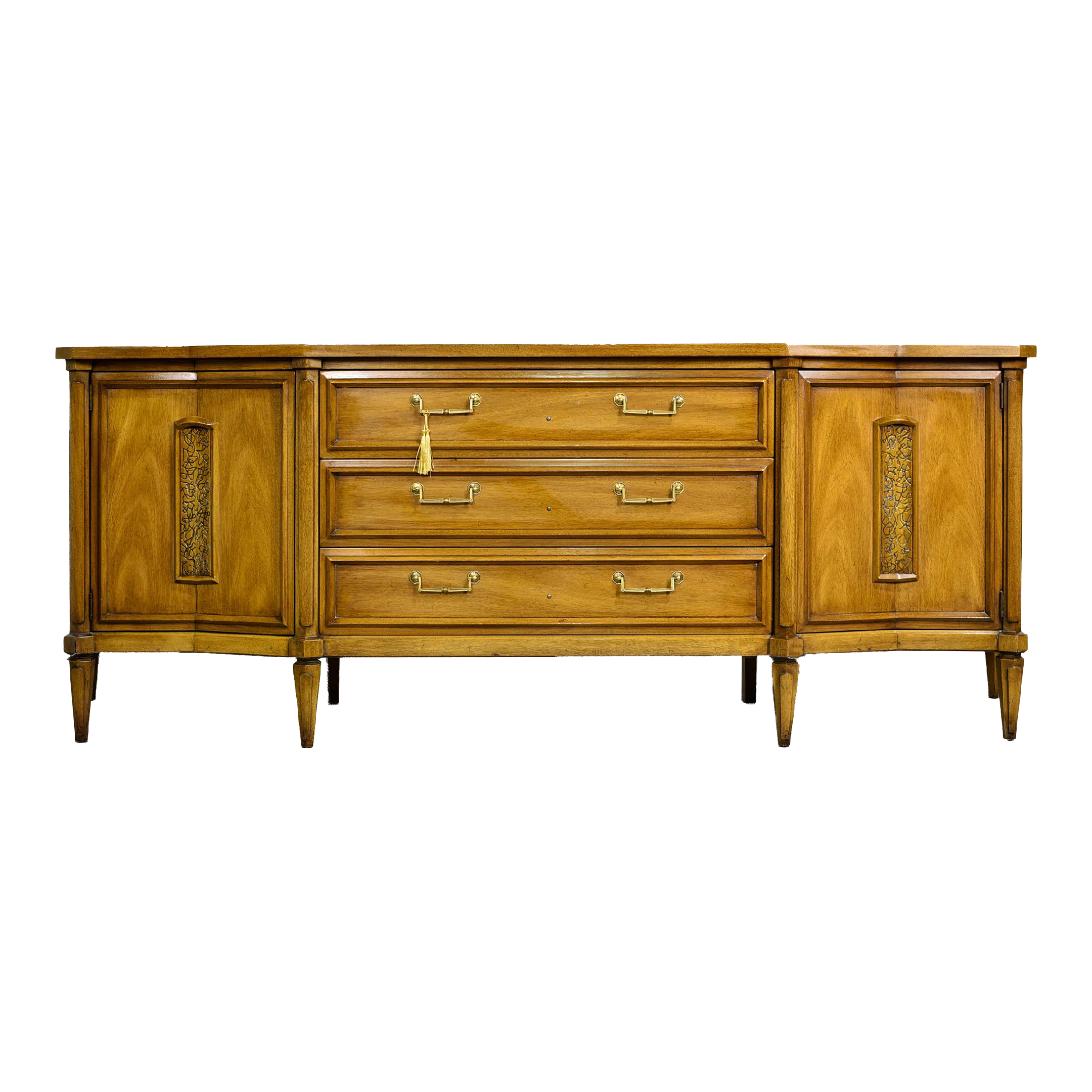 Mid Century Angular Shape Dresser by Helen Hobey Baker | Chairish