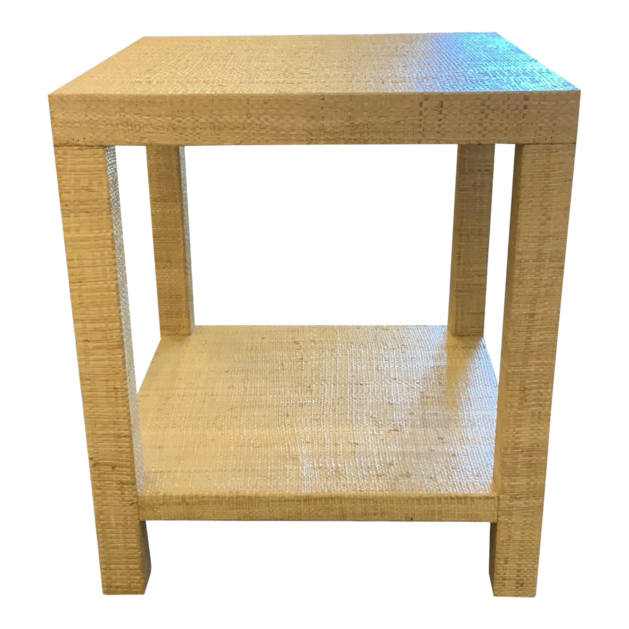 Providence Coastal Style End Table | Chairish