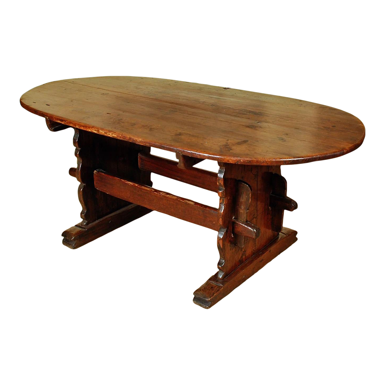 18th Century Swiss Alpine Baroque Period Table | Chairish