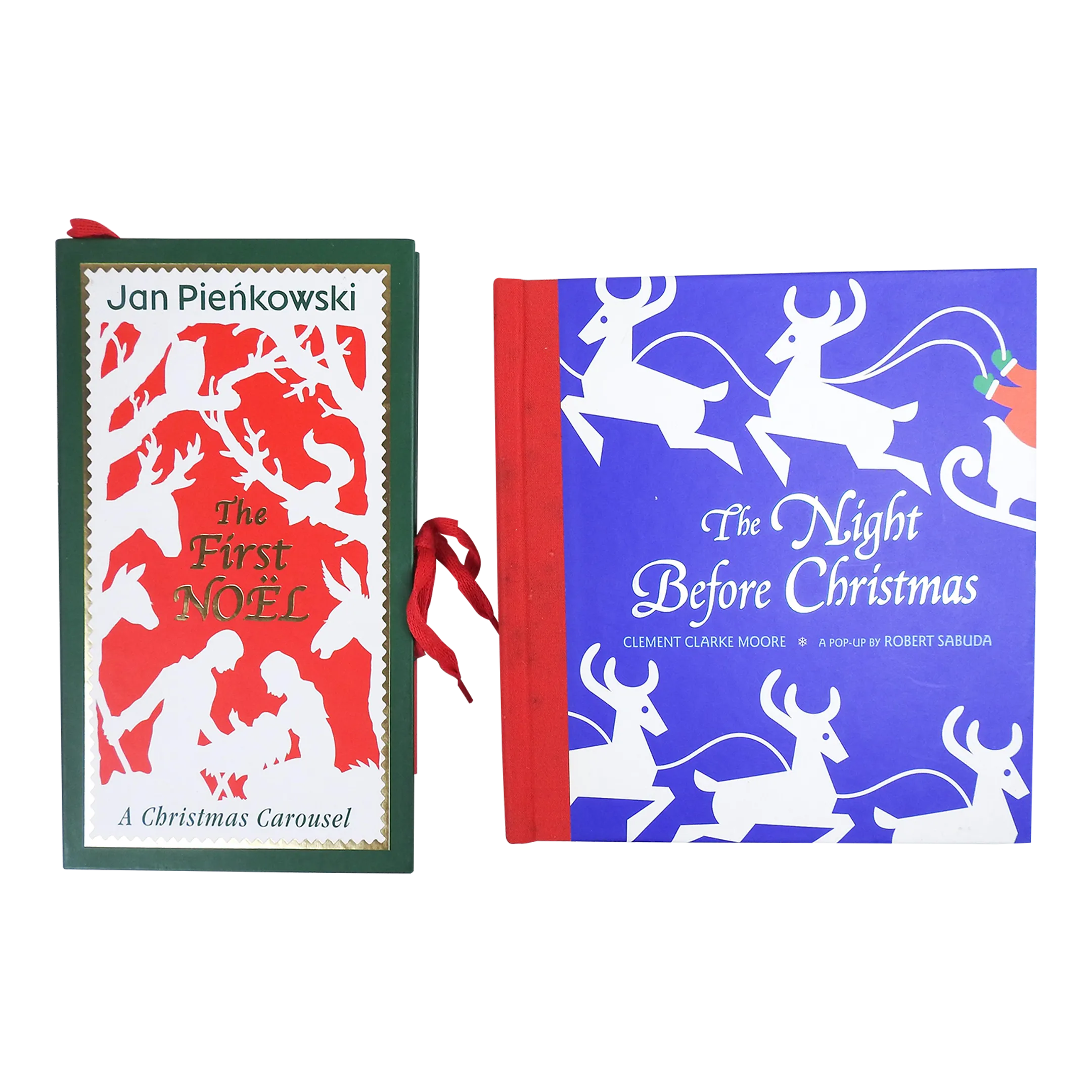 Christmas Pop Up Books - a Pair | Chairish