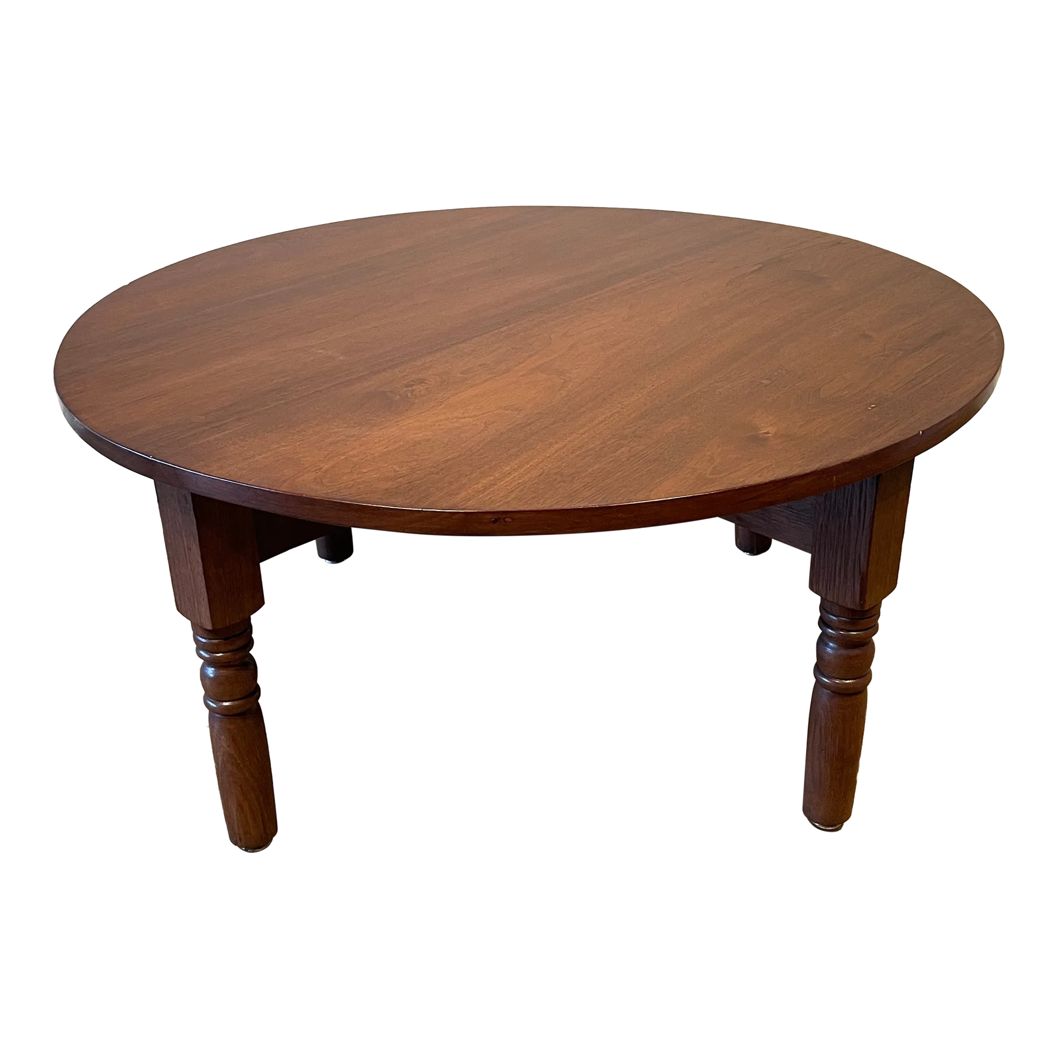 Early 20th Century Antique Walnut Coffee Table | Chairish