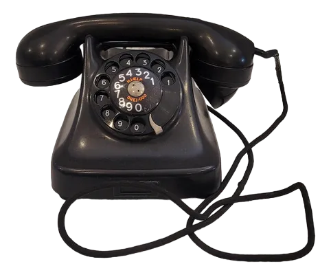 Vintage Swedish Phone in Bakelite attributed to Ericsson, 1950s | Chairish