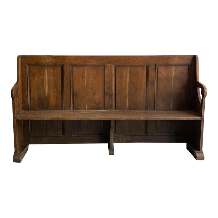 Early 19th Century Antique Church Pew | Chairish