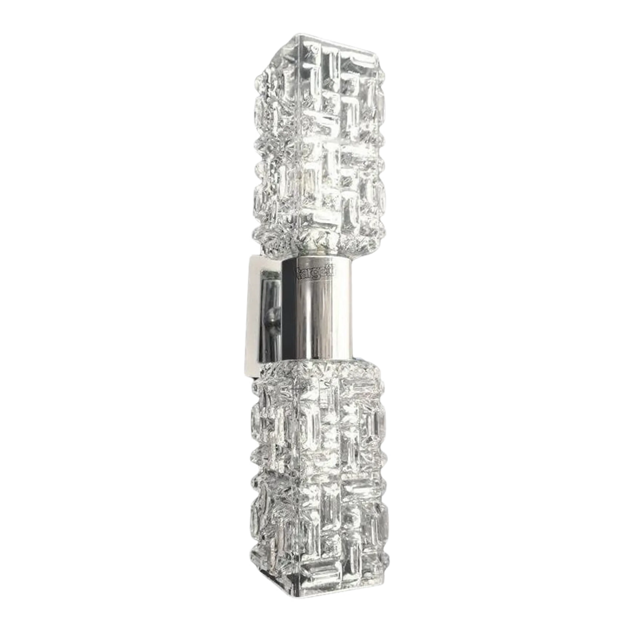 1970s Faceted Crystal Sconce by Targetti | Chairish