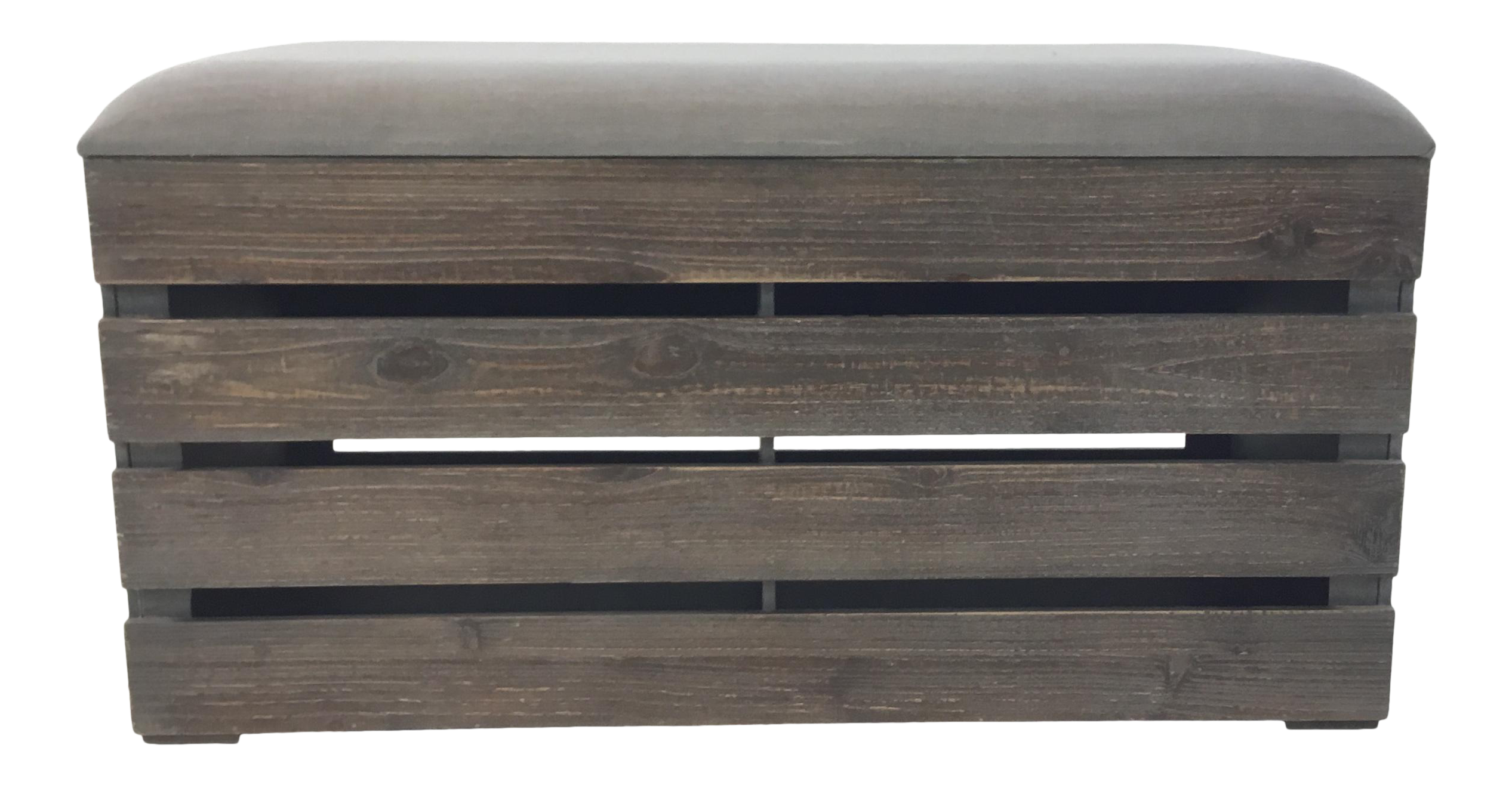 Modern Wood Slat Storage Benche | Chairish