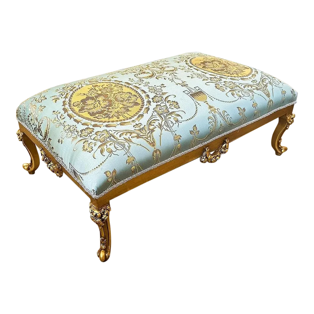 French Style Bench Chair | Chairish