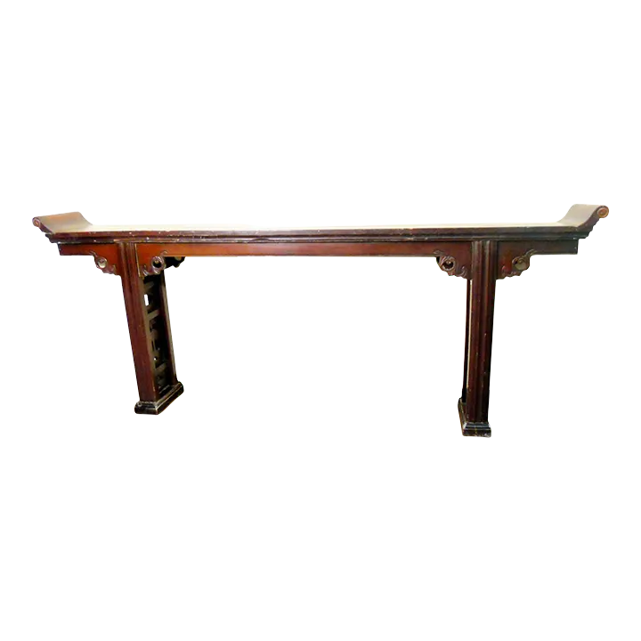 Antique Chinese Altar Table, Zelkova Wood, Circa 1800-1849 | Chairish