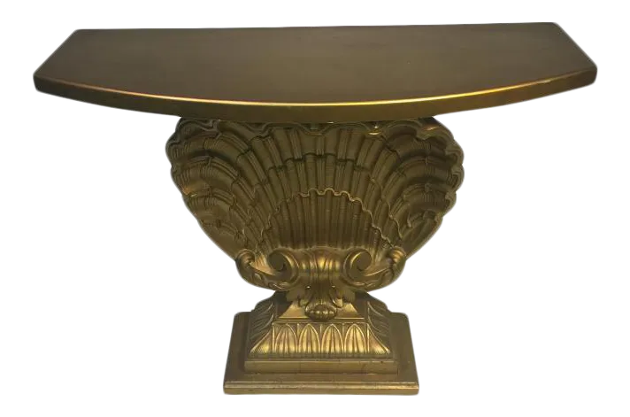 Grosfeld House Shell Design Console Table | Chairish