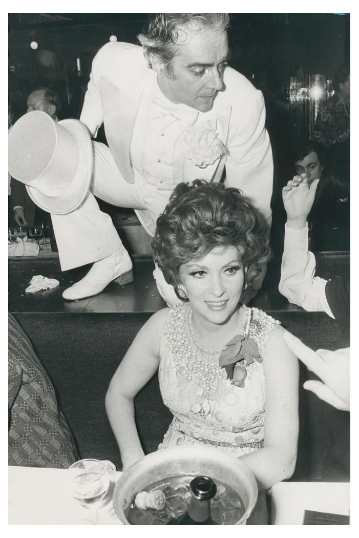 Luigia Gina Lollobrigida at Nightclub, 1950s, Photograph | Chairish