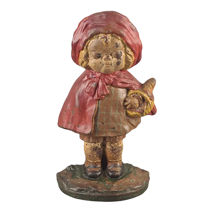 Early 20th Century Hubley Pa Little Red Riding Hood Cast Iron Art ...