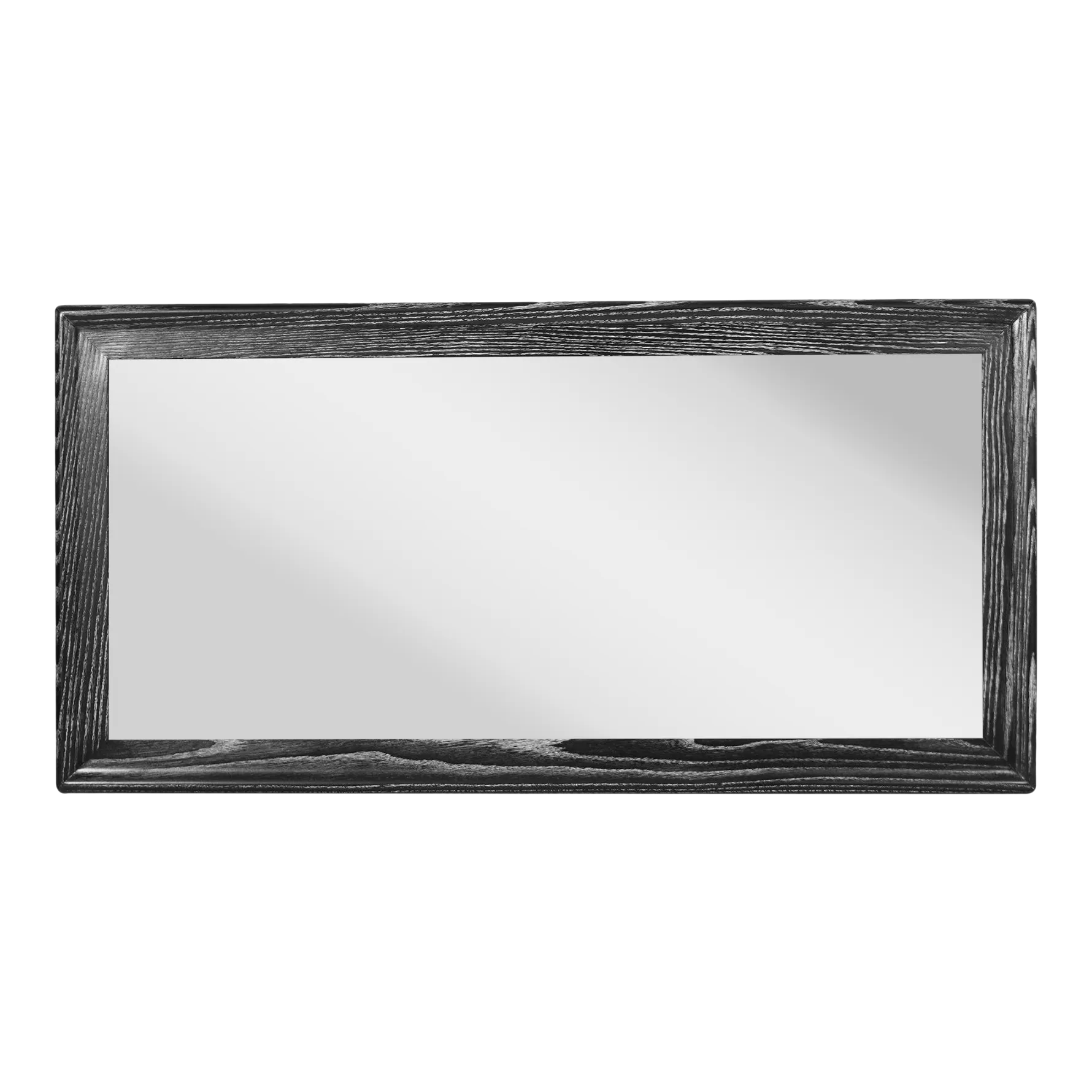 Modernist Limed Oak Rectangular Mirror, Circa 1960s | Chairish