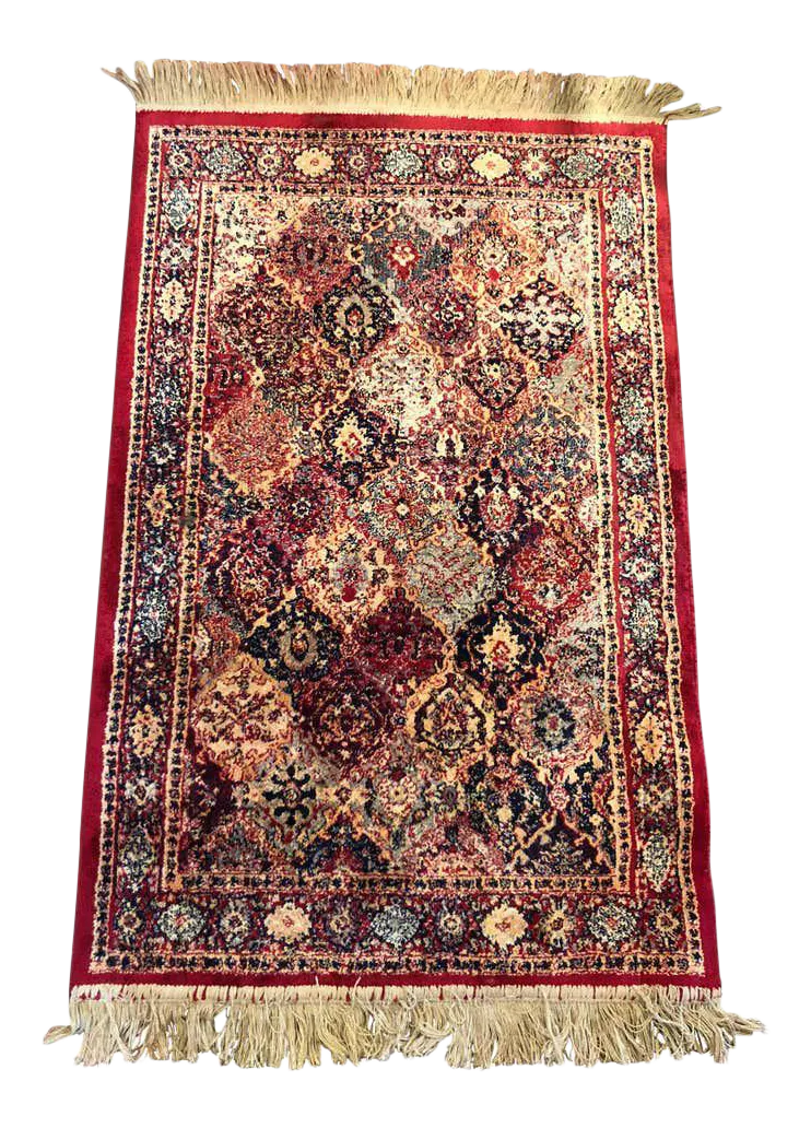 Silk Persian Prayer Mat 2.17' X 3.83' | Chairish