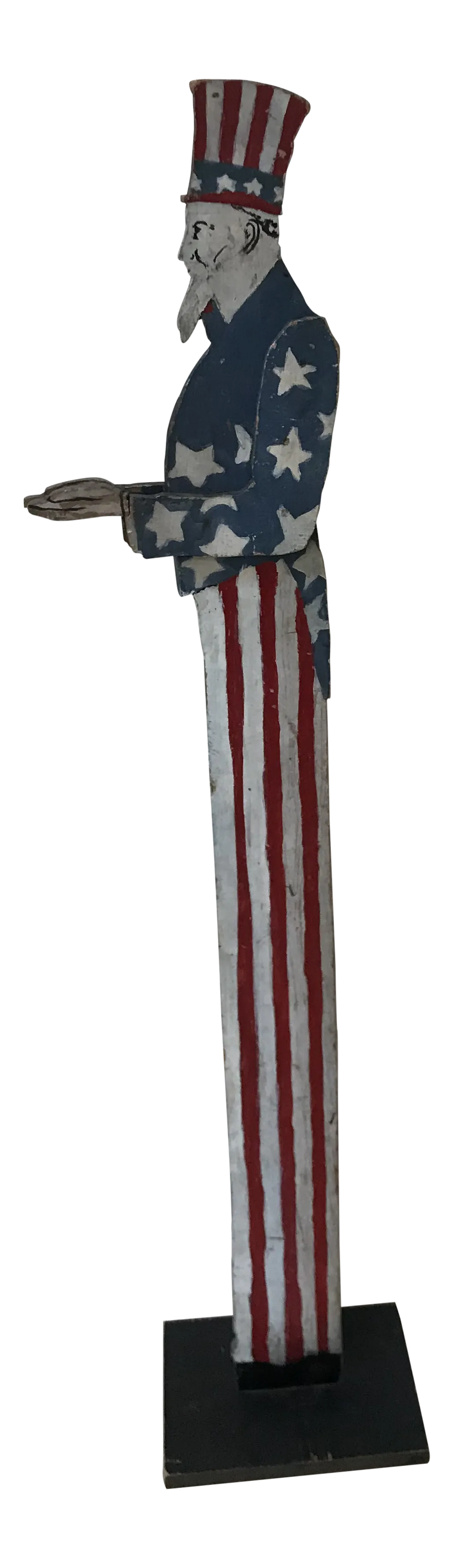 1920s Antique Uncle Sam Standing Sign Holder | Chairish