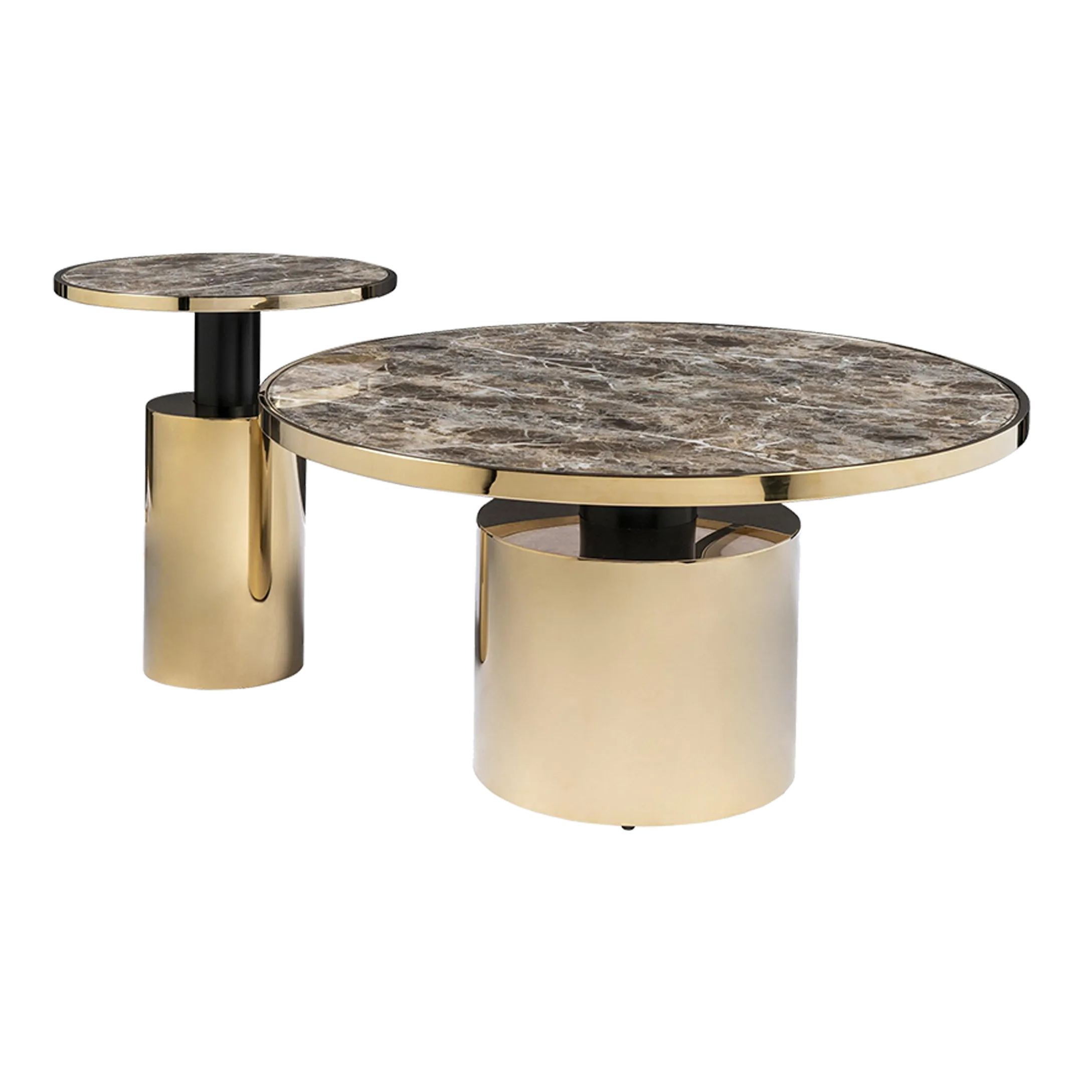 Showroom Sample Set of 2 Coffee Table Set | Chairish