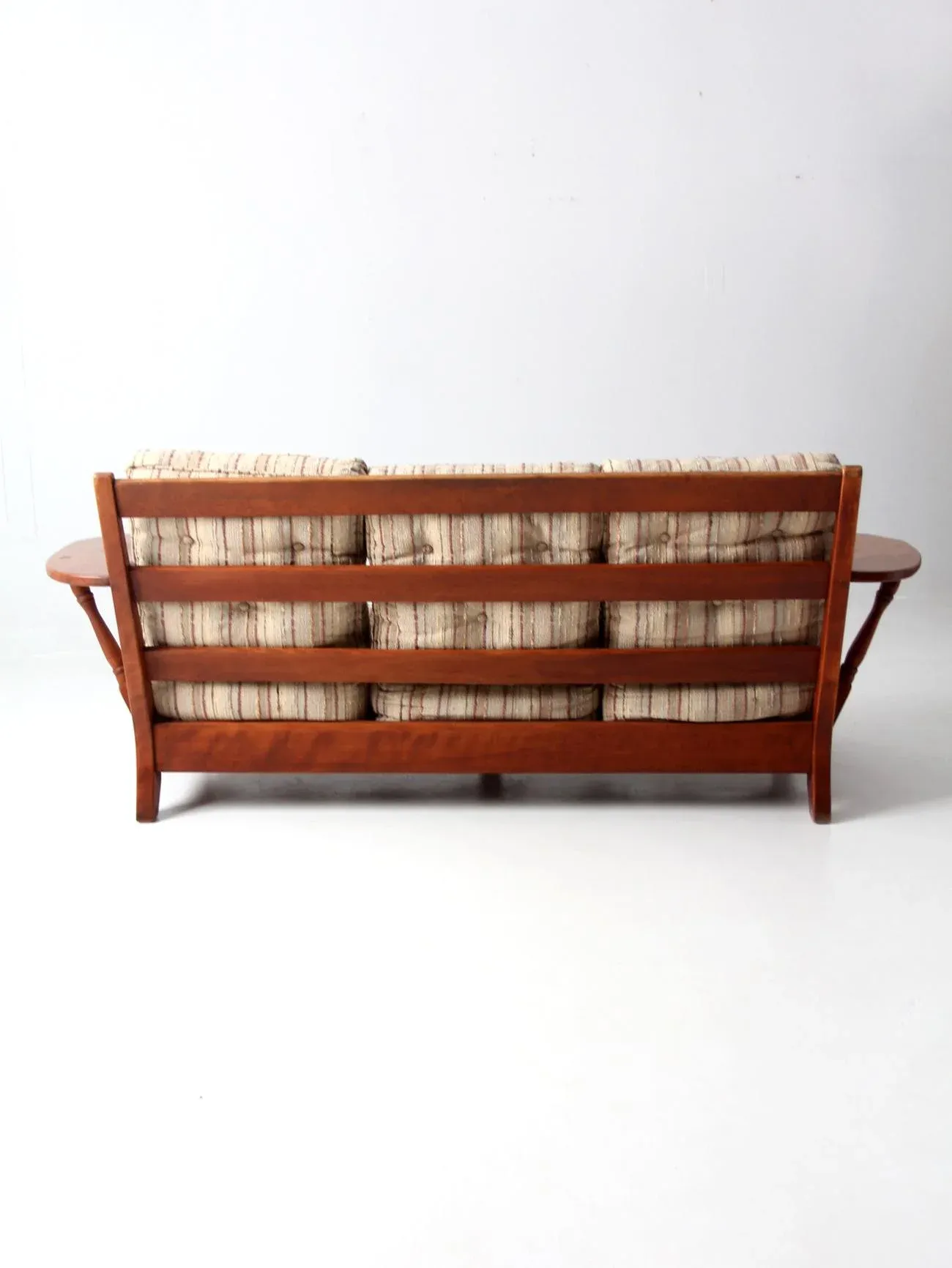 Vintage Colonial Wood Sofa Ercol Old Colonial Two Seater Sofa. | Ercol