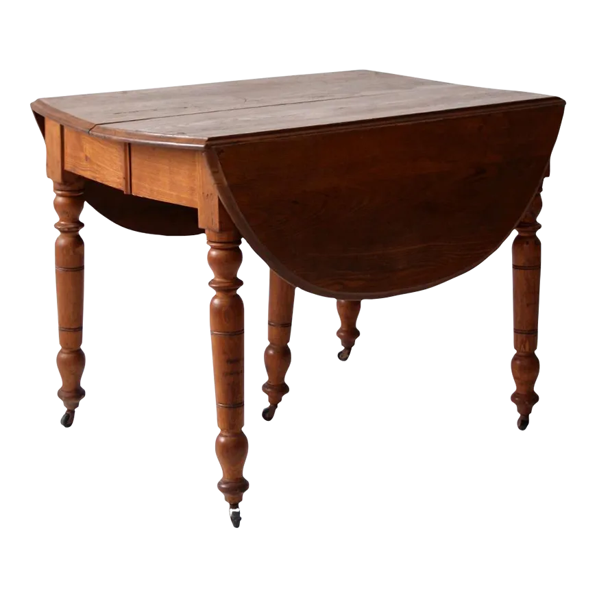 Antique Drop Leaf Table | Chairish