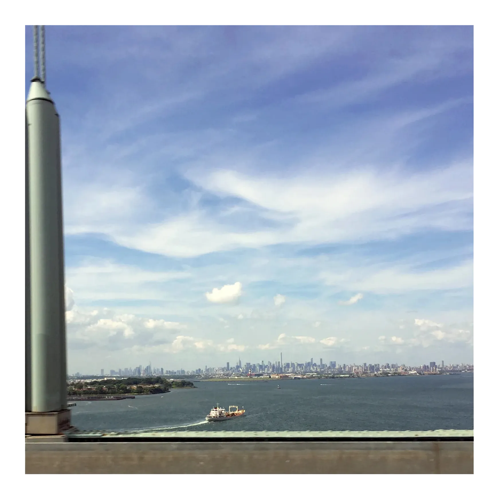 David Scharff "East River, 2017" Nyc Archival Color Photograph | Chairish