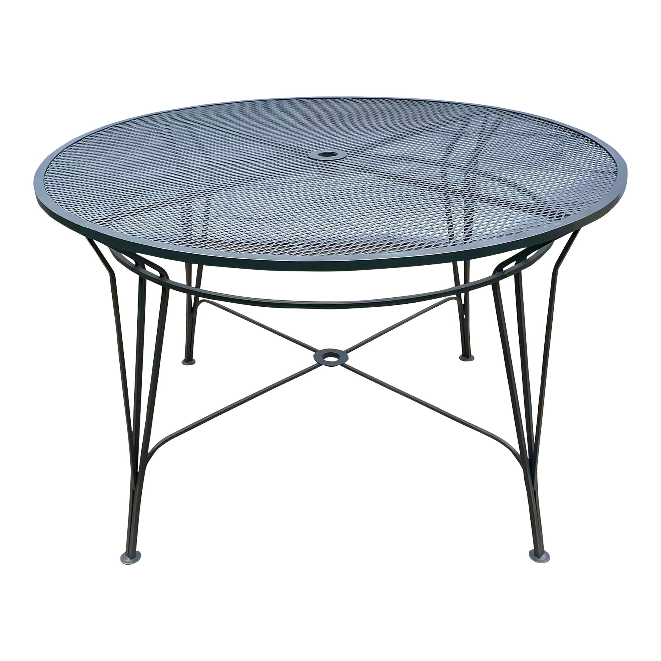 1950s Atomic Radar Salterini Outdoor Dining Table, Attributed | Chairish