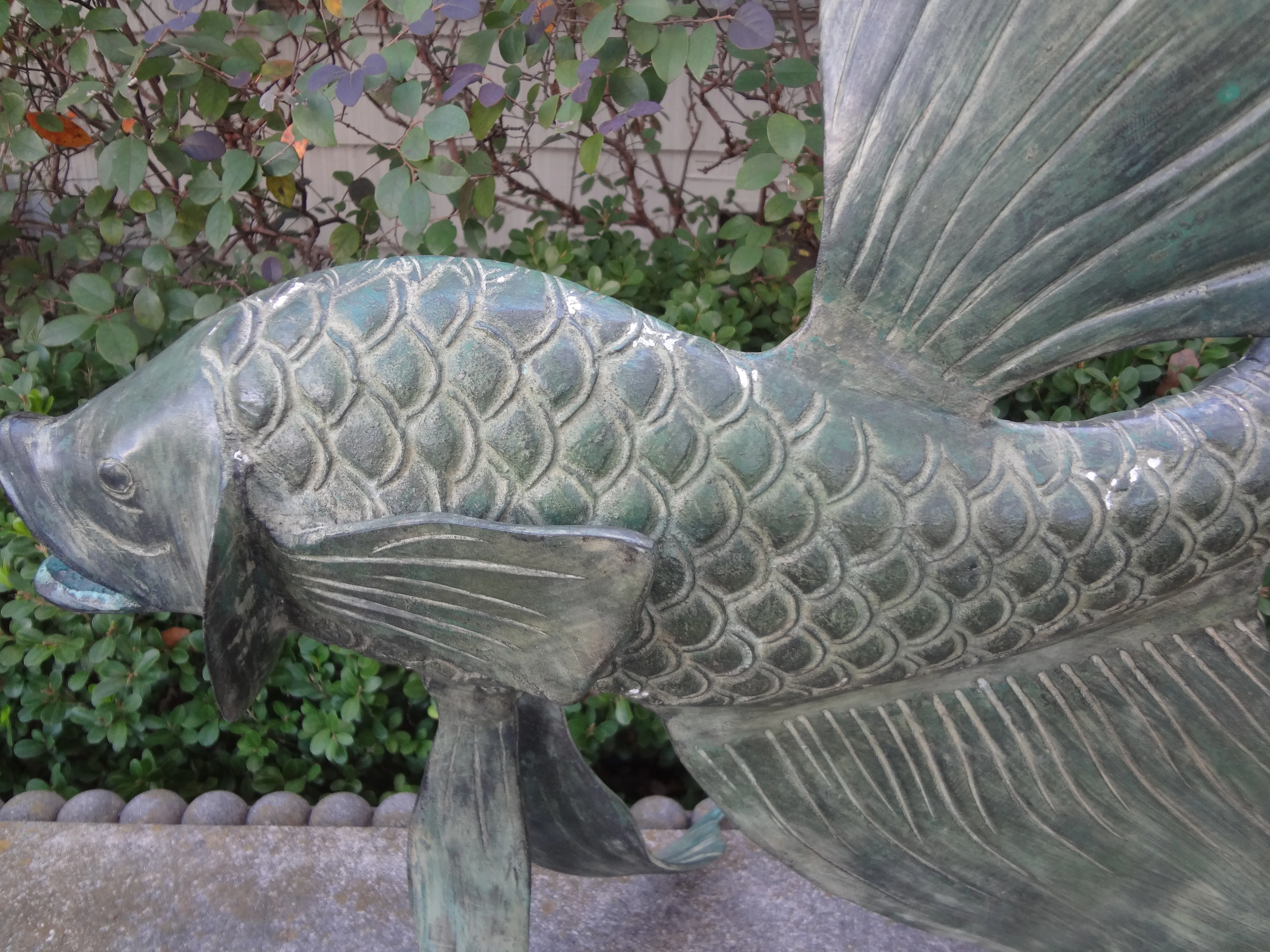 Japanese Fish Sculpture