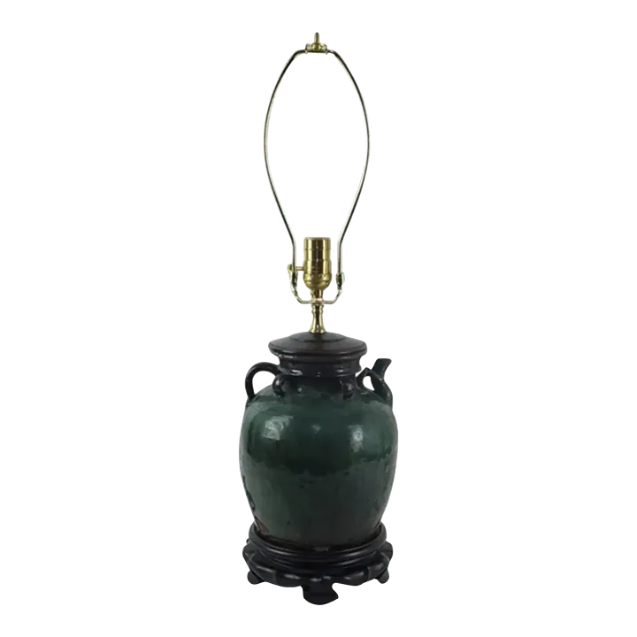 Vintage Chinese Ming Style Lamp | Chairish