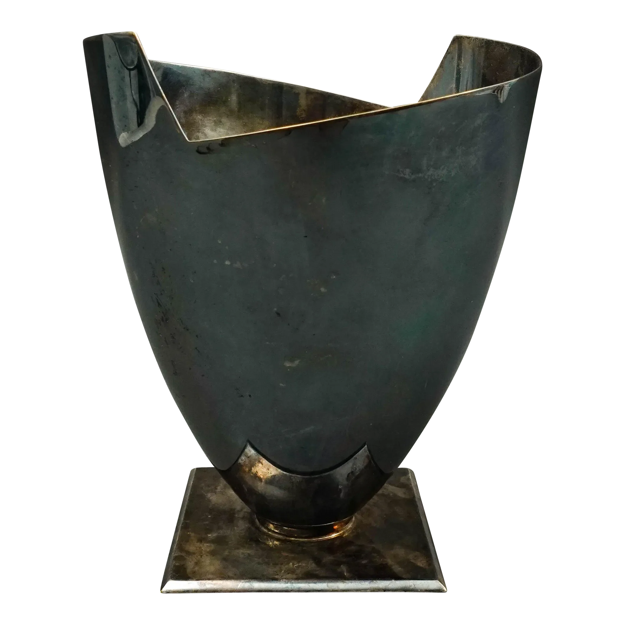 Late 20th Century Elsa Rady for Swid Powell Vintage Post Modern Silver ...