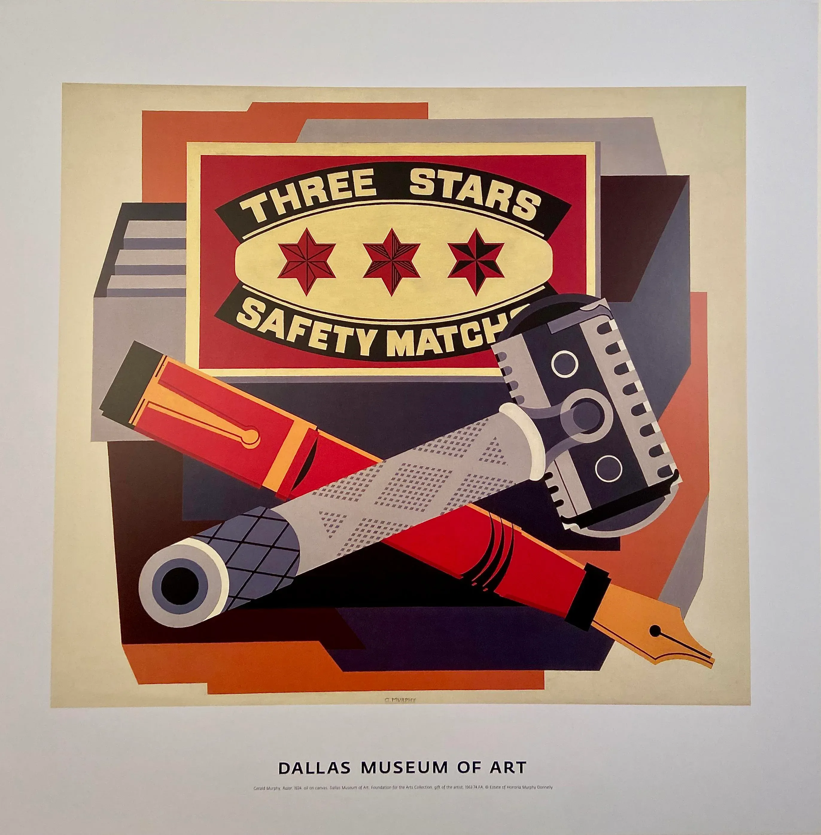 Contemporary Gerald Murphy Dallas of Art Museum Exhibition Poster ...