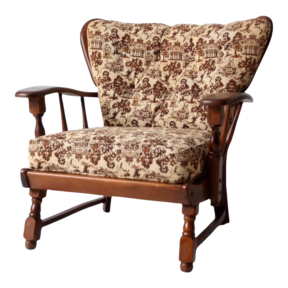 Vintage Cushman Colonial Creations Arm Chair | Chairish