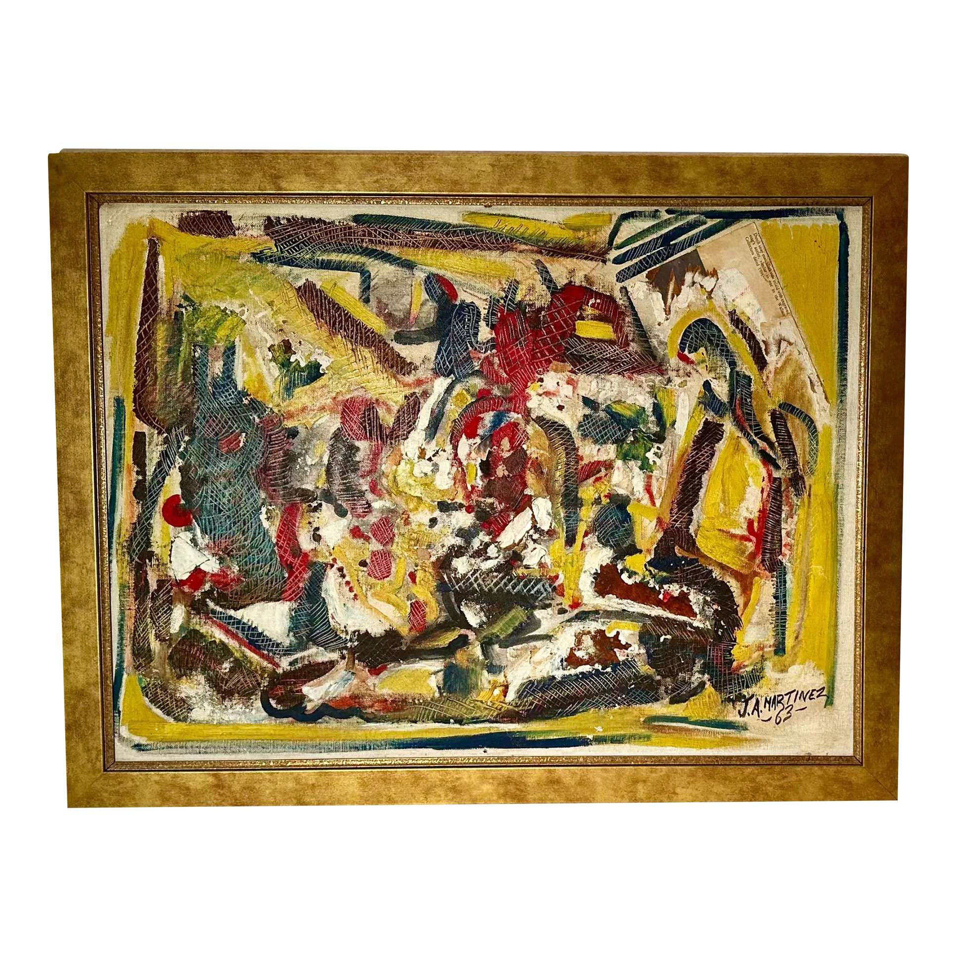 Mid Century Spanish Painting | Chairish