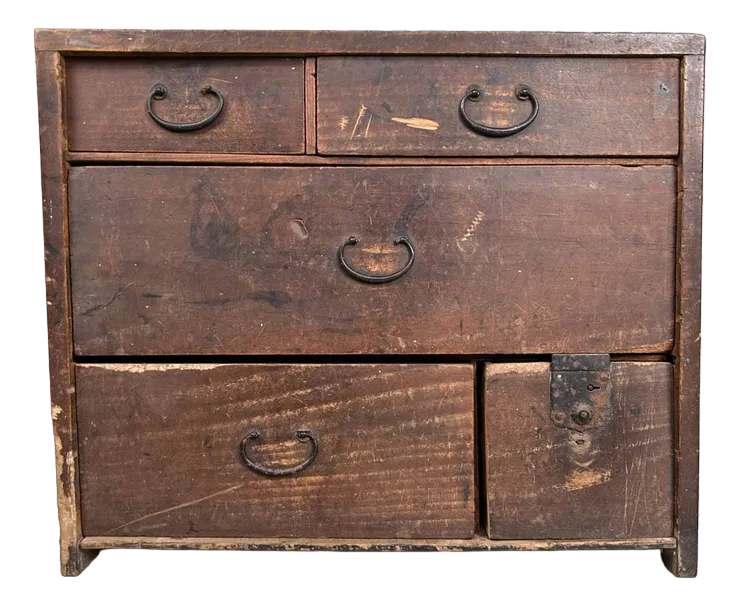 Taishō Kakesuzuri Writing Cabinet, Japan, 1920s | Chairish
