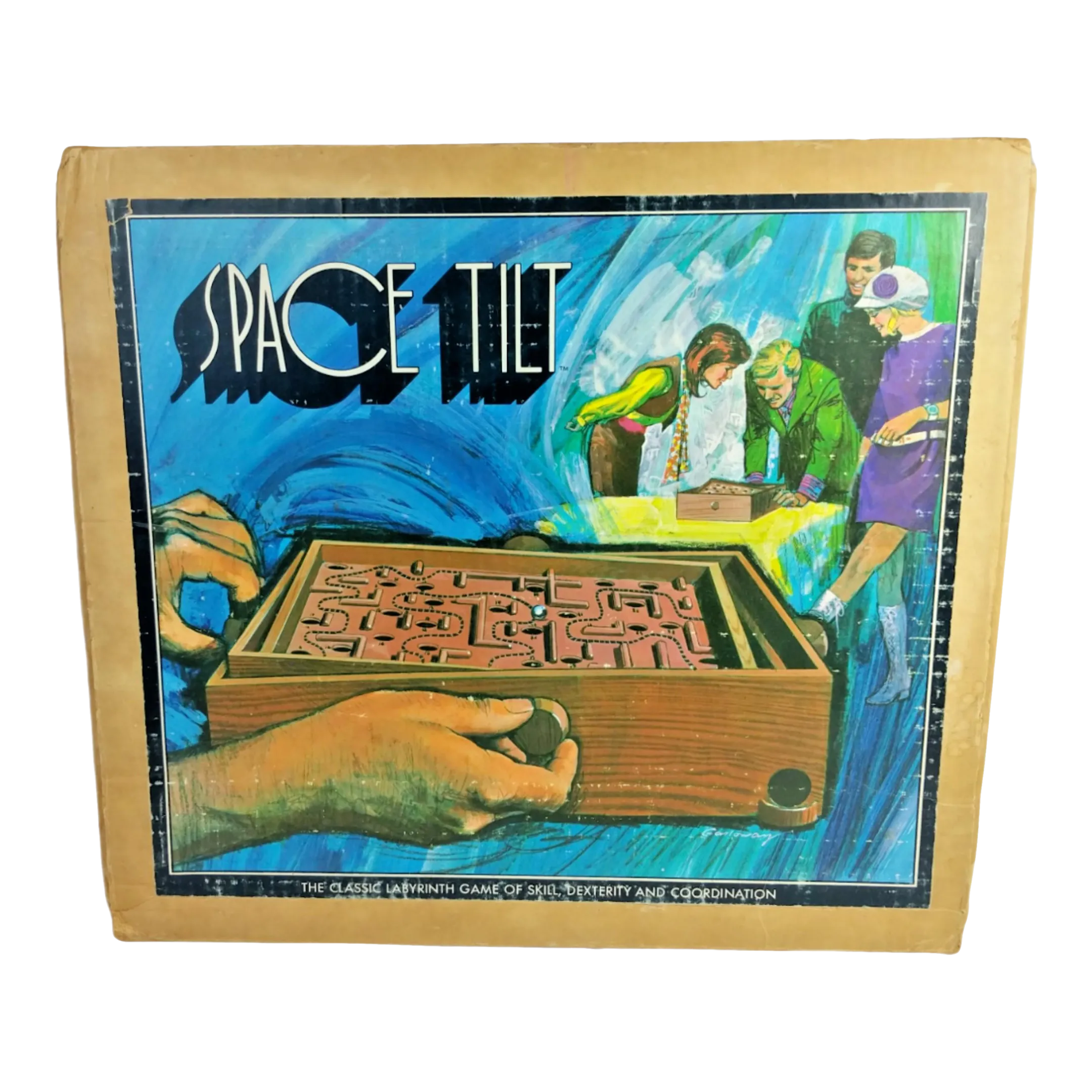 Mid 20th Century Space Tilt Labyrinth Board Game Tests Your Skill ...