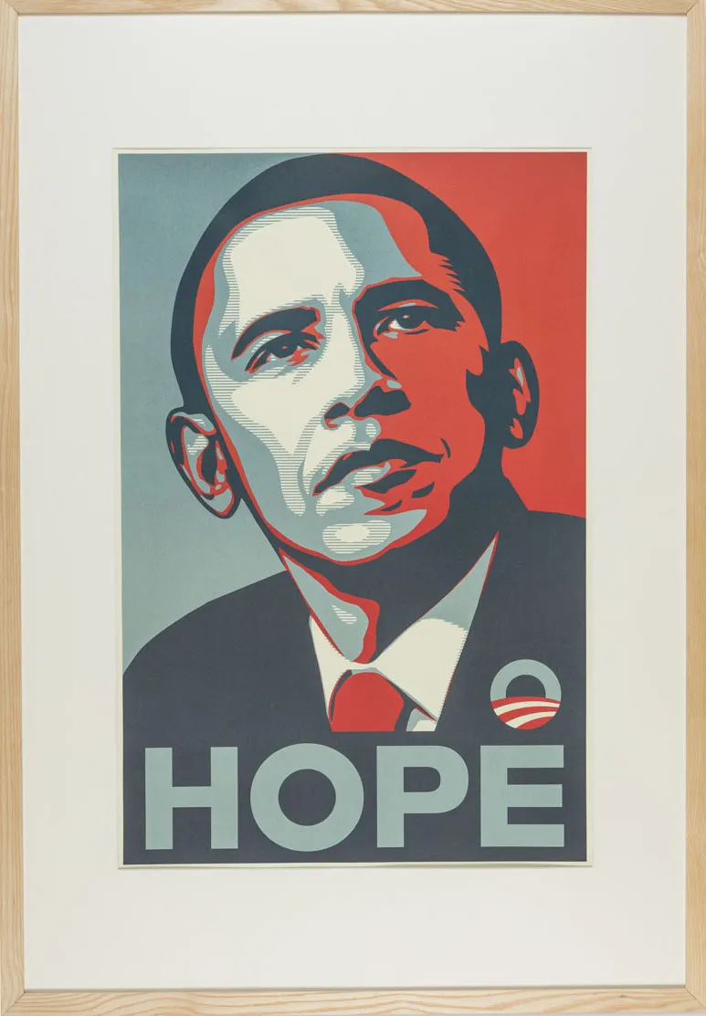 Hope (Obama) Wall Poster | Chairish