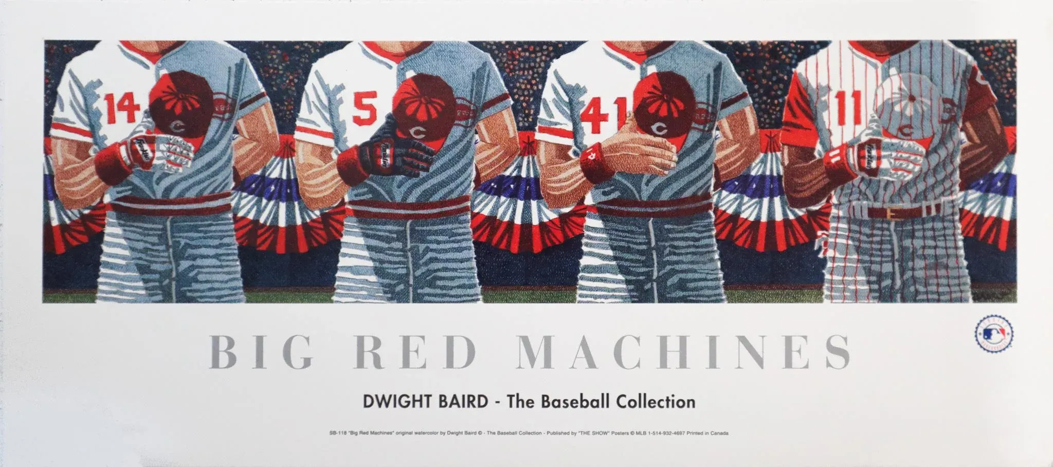 1994 American Baseball Poster, Big Red Machines, Baseball (Mlb ...