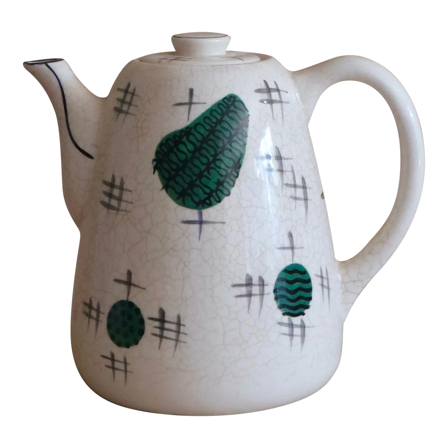 Vintage Atomic Tea Pot | Chairish