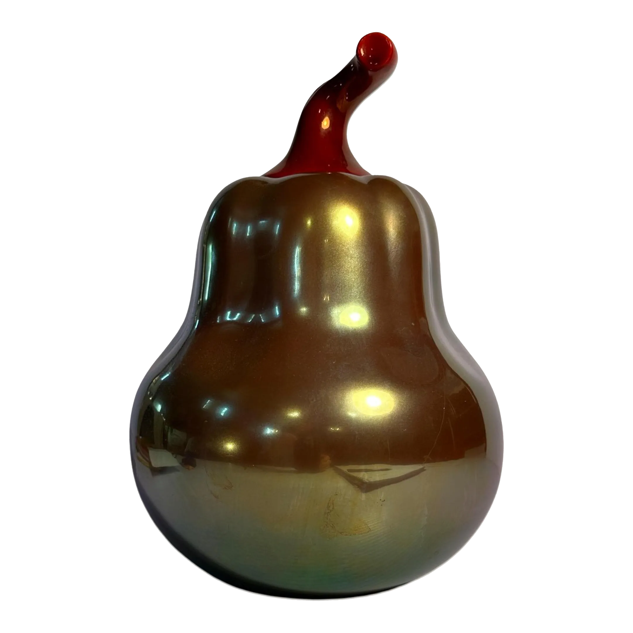 1983 Eva Zeisel Gourd Shaped Eosin Glazed Porcelain Lidded Vessel ...